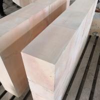 China Second Hand AZS Refractory Blocks for Customized Size and High Temperature Resistance for sale