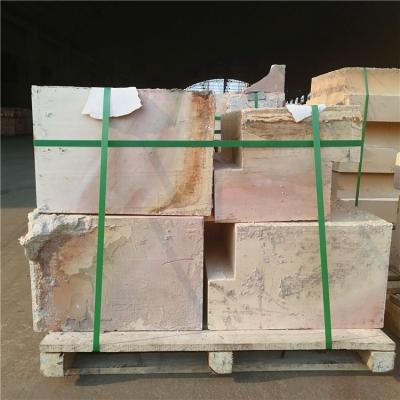 China CE Certified Fused Cast Skid Rail Block Refractory Brick for Auto Glass Run Channel for sale