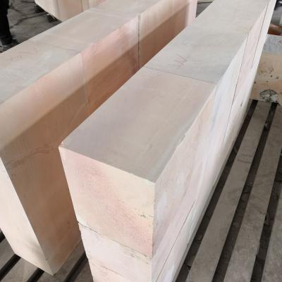 Cina 1.2-1.4% Contenuto di SiC Fuso Cast Azs Blocchi Serie Bricks per forno di vetro in vendita