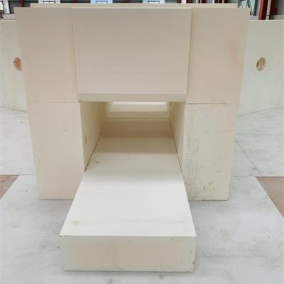 Cina 1.2-1.4% Contenuto di SiC Fuso Cast Azs Blocchi Serie Bricks per forno di vetro in vendita