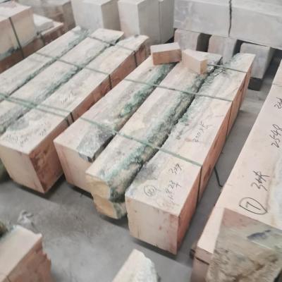 China Bloque de fundición refractario fundido para fundición de vidrio Contenido de SiO2 % 13% Canal de conducción automático de vidrio en venta
