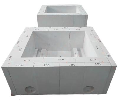 China Monofrax S-3 S-4 S-5 AZS Gegote Zirconia Corundumbrieken voor glasovens Te koop