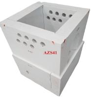 China Customizable High Exudation Temperature Azs Refractory Brick for Glass Bending Mould for sale