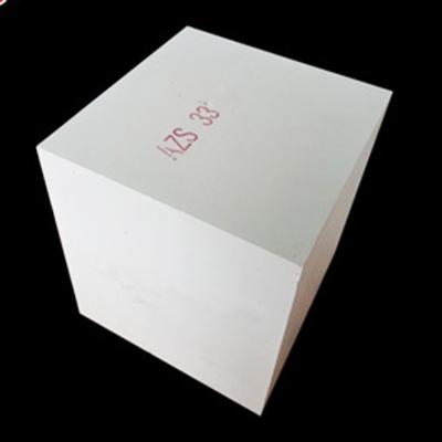 Cina Blocco per forno di vetro di zirconio alluminio refrattaria di mattoni di azz con contenuto di SiO2 % 13% in vendita