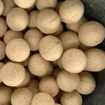 中国 ISO9001 認定 低スリップ 耐火ボール 温度適用用 1.0% CaO 含有量 販売のため