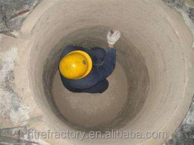 China 48% Al2O3 Content Corundum Refractory Neutral Ramming Mass for Induction Furnace for sale