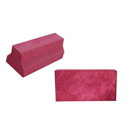 China 85% MgO Content Red Chrome Corundum Brick Refractory Mullite Insulating Firebricks for sale
