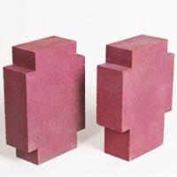 China 85% MgO Content Red Chrome Corundum Brick Refractory Mullite Insulating Firebricks for sale