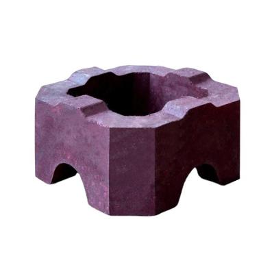 Cina Cromo Refractories Brick For Skid Rail Pink Corundum F36 con contenuto di CrO 12% e dimensioni personalizzate in vendita