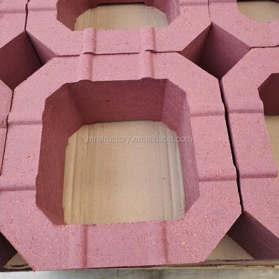 China Reator de carvão preto de alta resistência revestimento de tijolo de verificação de corindão cromo para regenerador à venda