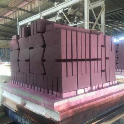 China Niet-ferro smeltoven van chroomkorundsteen met perforatiedienst Te koop