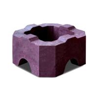 China Customized Size Breathable Chrome Corundum Mullite Silicon Refractory Casting Brick for sale