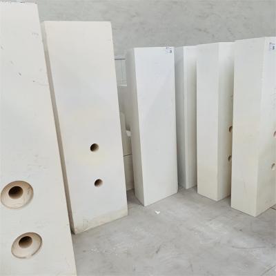 China 13% teor de SiO2 blocos de Azs fundidos brancos para materiais refratários de fornos de vidro à venda