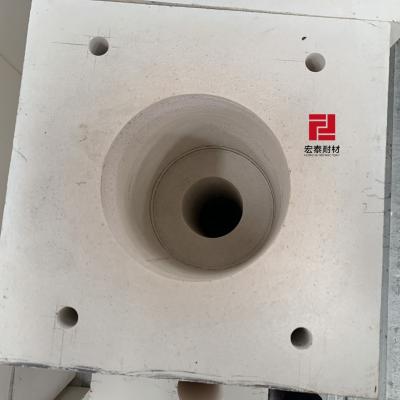 中国 クリーム白色溶融鋳造 AZSWS41 ガラス炉の燃焼ブロック 耐久性 販売のため