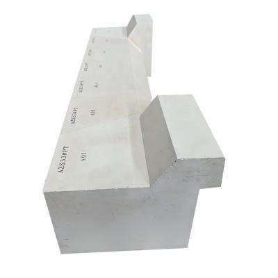 China Indian Glass Industry Monofrax S-3 S-4 S-5 AZS Brick with Refractoriness of 1770°-2000° for sale