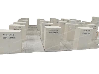 Cina 16% Contenuto di SiO2 AZS Zirconia Corundum Bricks per forni di fusione di vetro in Henan in vendita