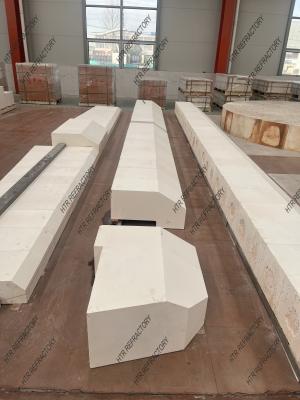 Cina Alimentazioni AZS di dimensioni personalizzate per forno di vetro a partire da blocchi fusi in vendita