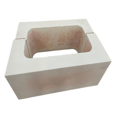 Cina AZS41 Blocco refrattario di zirconia fusa e corindone fuso di rottami durevoli per forni di vetro in vendita