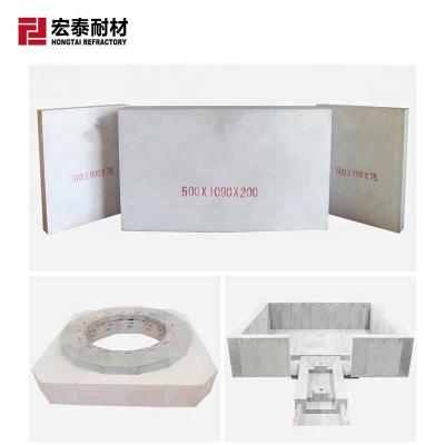 Cina Mattoncini AZS resistenti alle alte temperature con contenuto personalizzabile di SiC per forno di vetro in vendita
