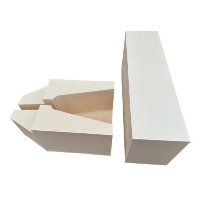 China Rottami di carbonio fuso AZS Zirconia Corundum Refractory Block per l'industria metallurgica for sale
