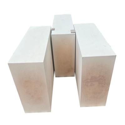 China No Chromium Oxide Zircon Fused Casting AZSWS41 33 36 Void Free Casting Brick For Glass Kiln for sale