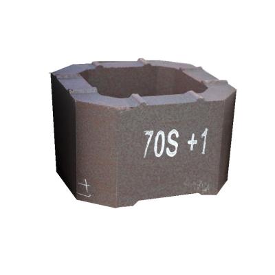 Cina Servizio di lavorazione dei mattoni di magnesite e cromo per la saldatura di mattoni refrattari per forno AOD 0% contenuto di SiC in vendita