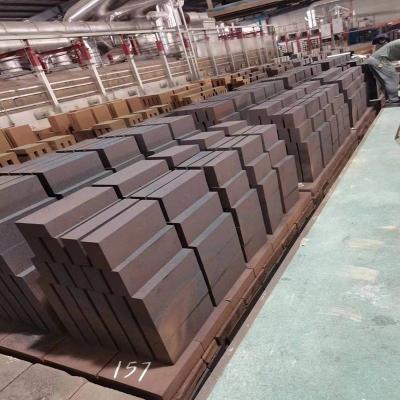 Cina Servizio di lavorazione dei mattoni di magnesite e cromo per la saldatura di mattoni refrattari per forno AOD 0% contenuto di SiC in vendita
