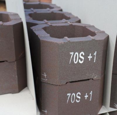 Cina Servizio di lavorazione dei mattoni di magnesite e cromo per la saldatura di mattoni refrattari per forno AOD 0% contenuto di SiC in vendita