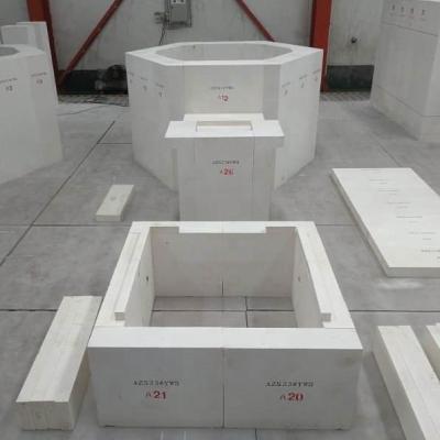Cina Contenuto superiore di MgO Fuso Fusione Zirconia Elettrocast S3 ER1681 Blocchi refrattari per processi di fusione a temperatura in vendita