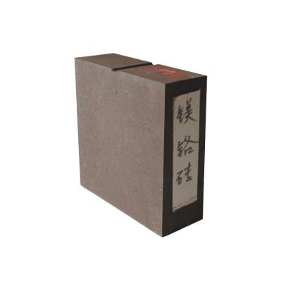 Cina 9-12% Al2O3 Contenuto di legame diretto Magnesia mattoni di cromo per la fusione di rame / alluminio / piombo / platino ad alte temperature in vendita