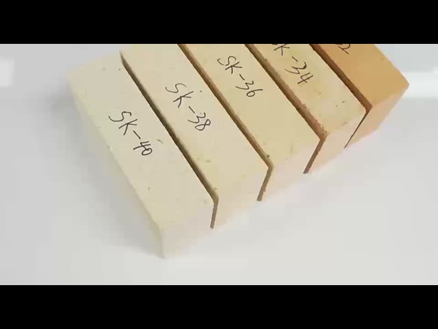 Briques de feu à faible porosité à haute charge Briques d‘argile de feu pour le four de tunnel