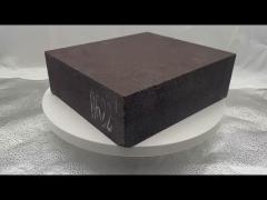 18% di porosità apparente e 60% di contenuto di MgO Magnesio Periclase-Cromo Magnesia Carbon Refractory Brick Blocks