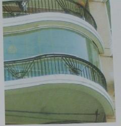 China Frameless window-Third Version Circular Arc System for sale
