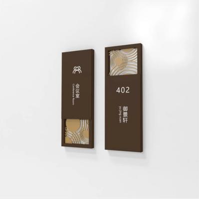 China Custom Hotel Directional Signage System Exterior Wayfinding Signage for sale