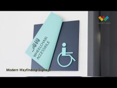 LED Modern Wayfinding Signage System Outdoor Directional For Campus