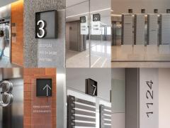 Indoor Commercial Wayfinding Signage / Office Building Directional Signage