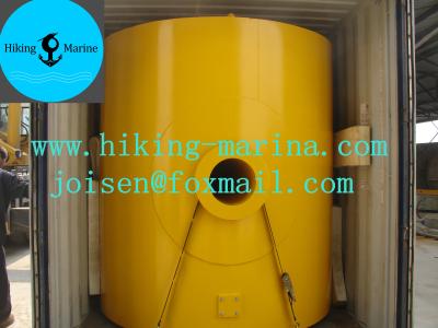 China Yellow steel Pendant and Mooring Buoy for sale