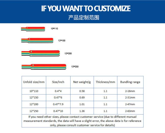 Manufacturing process of hook and loop cable ties