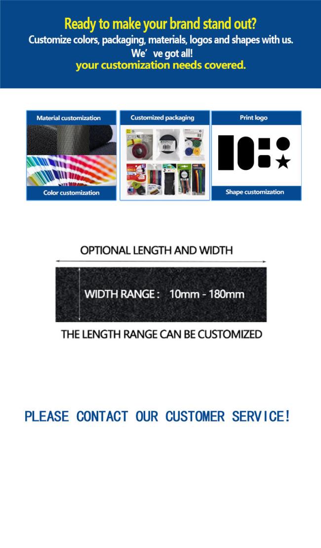 Hook and loop tape packaging