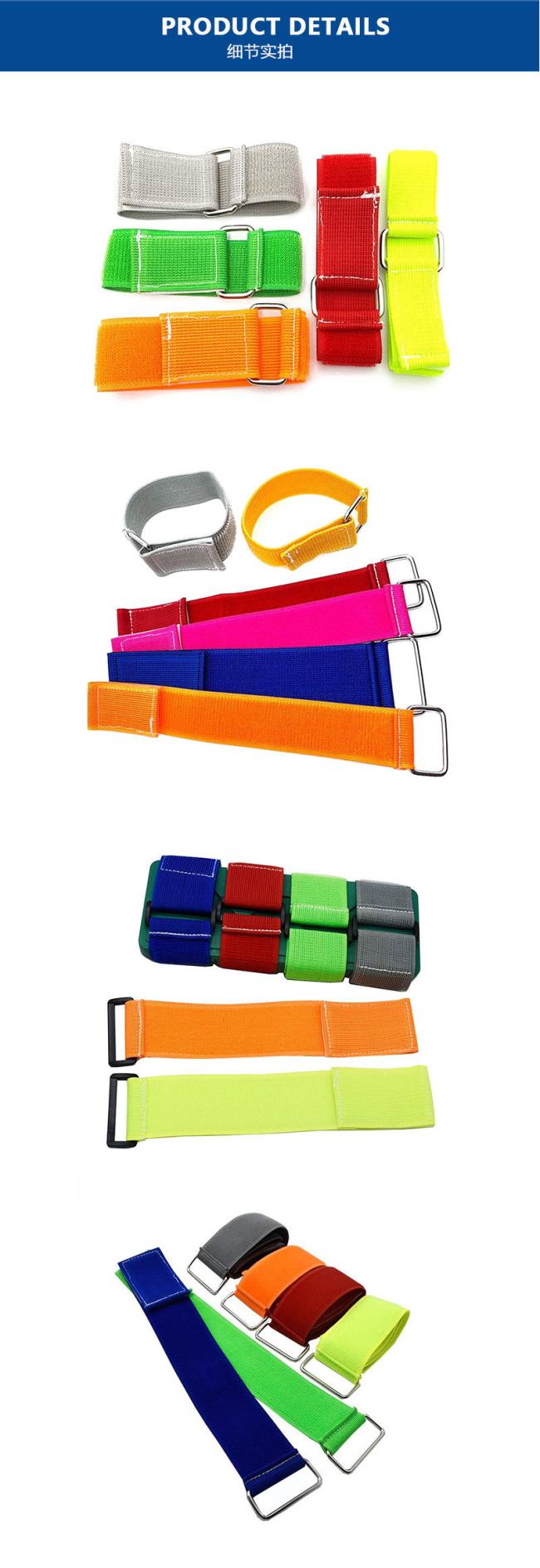 Hook and loop tape application on garment