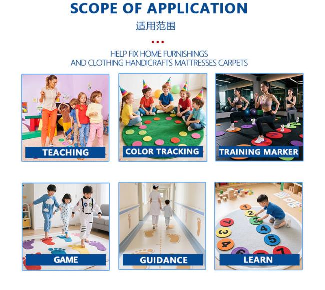 Hook and loop tape in various colors