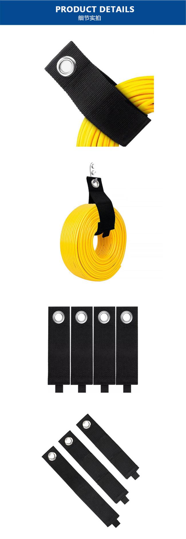 Hook and loop fastener tape application example