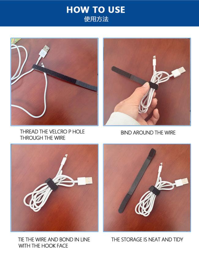 Hook and loop tape application on garment