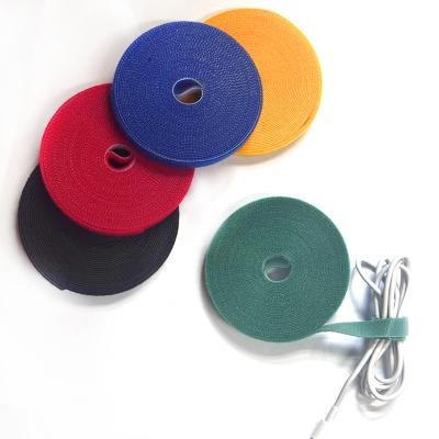 China Sustainable Hook And Loop Fastener Self Adhesive For Office Data Cable Bundling for sale
