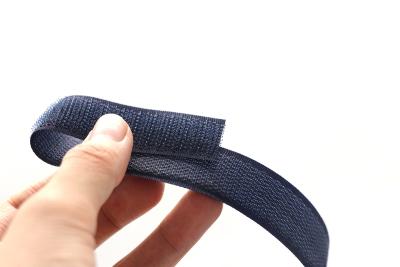 China Nylon Conductive Hook And Loop Straps 150mm Adjustable Hook And Loop 70 % Polyester for sale