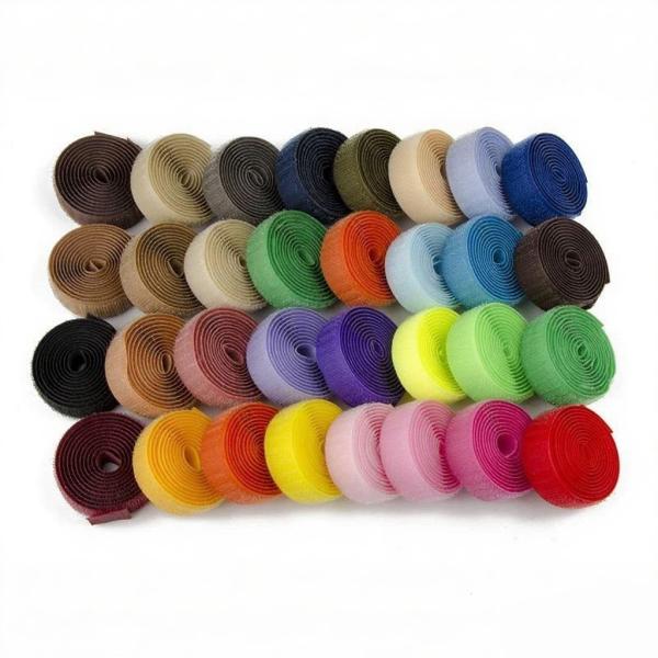 Quality 25m Sewable Hook And Loop Heat Resistance Customizable For Clothes And Shoes for sale