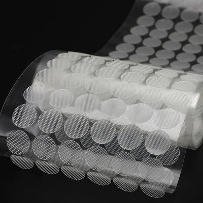 China Transparent Adhesive Hook And Loop Nylon Hook And Loop Dot Heat Resistance for sale