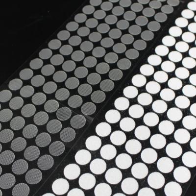 China Transparent Adhesive Hook And Loop Nylon Hook And Loop Dot Heat Resistance for sale