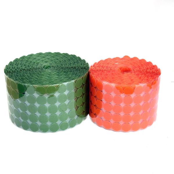 Quality Colorful Circular Adhesive Hook And Loop Traceless Hook And Loop Tape For Quiet for sale