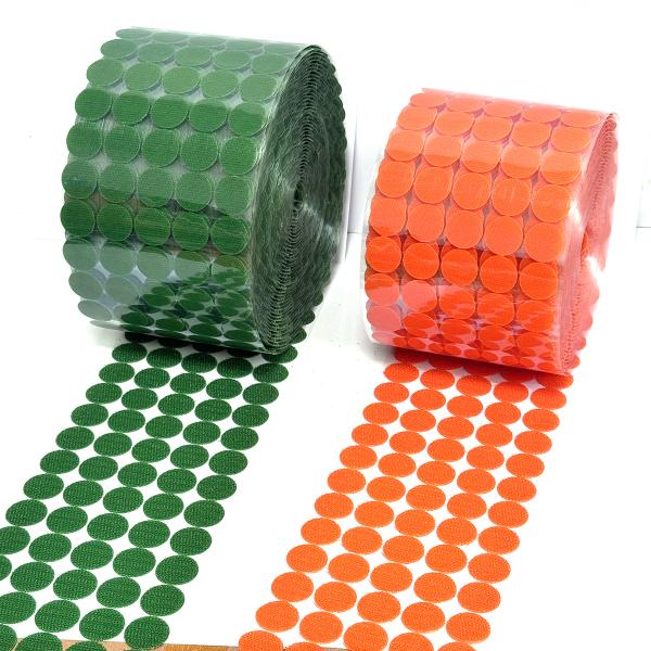 Quality Colorful Circular Adhesive Hook And Loop Traceless Hook And Loop Tape For Quiet for sale